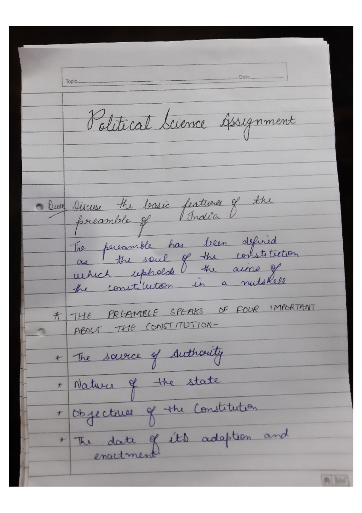 Assignment for political science - PL5782 - Studocu