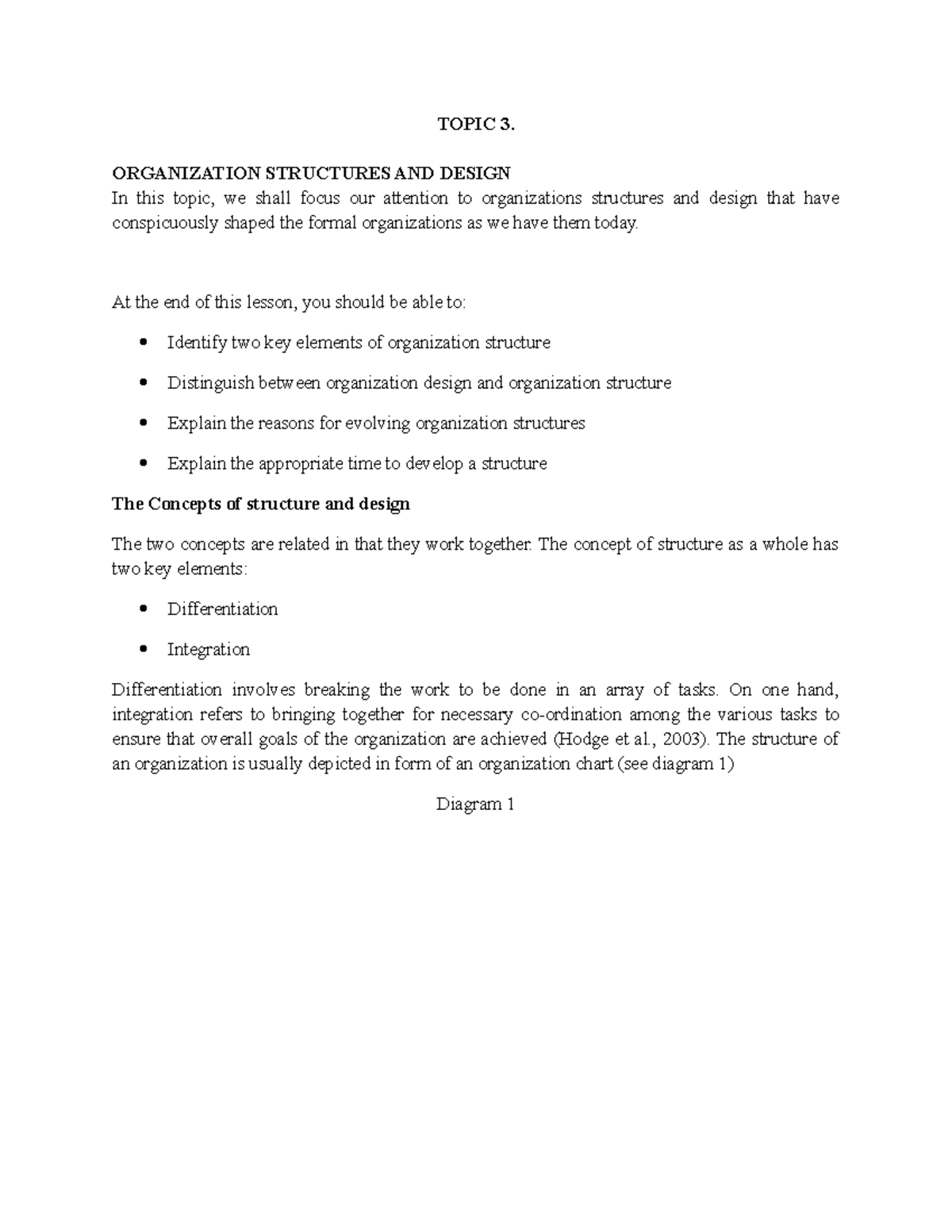 Topic 3-1 - Research Methodology notes - TOPIC 3. ORGANIZATION ...