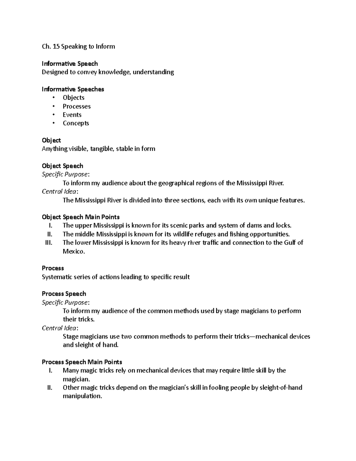 Ch. 15 (COMM 211) - Professor: Shawndee Fluker - Ch. 15 Speaking to ...