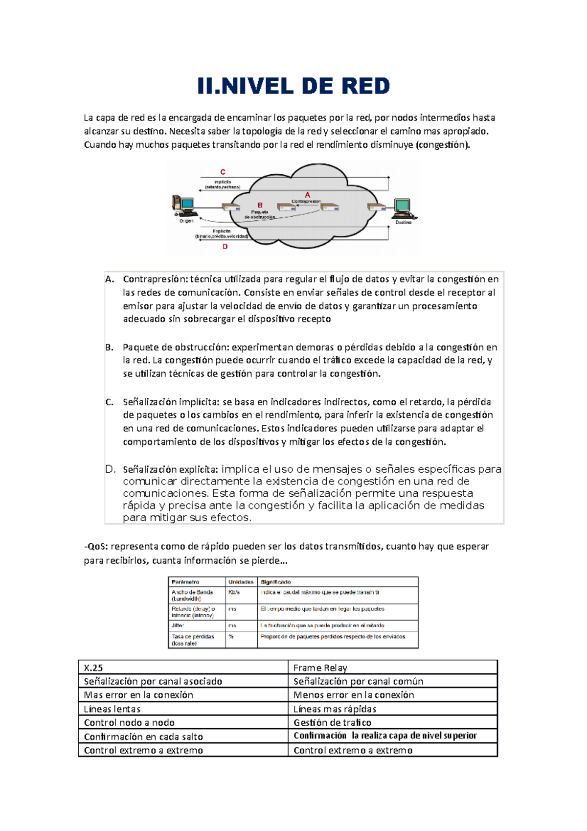 Tema3 - m - II DE RED La capa de red es la encargada de encaminar los ...