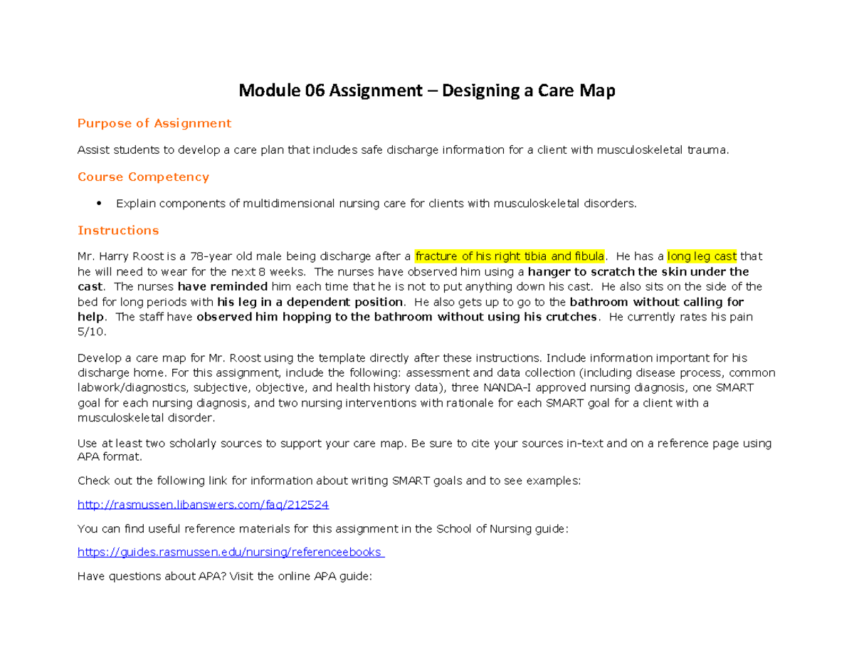 MD1 Module 6 Writing Assignment - Module 06 Assignment – Designing a ...