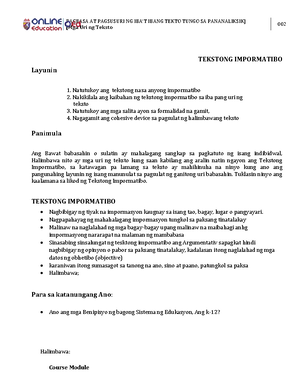 W1- Module 001- Enterprise Architecture Overview - ENTERPRISE ...