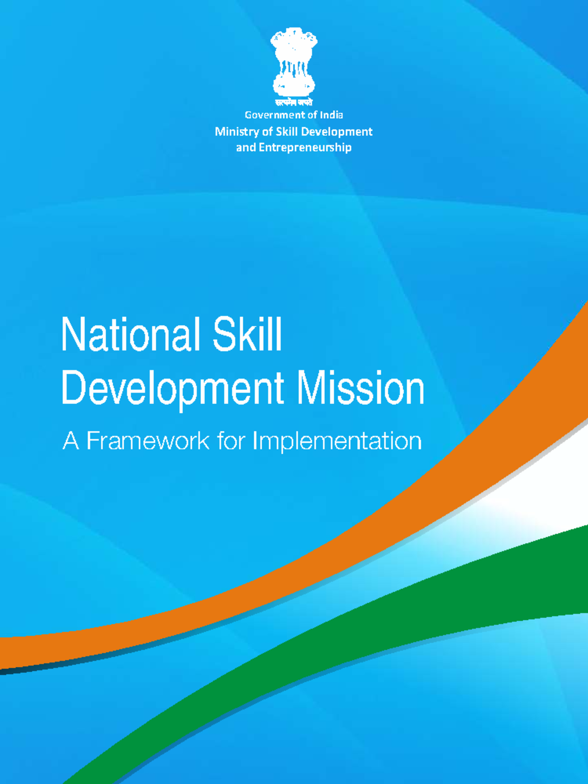 National Skill Development Mission - Mission booklet - Ministry of ...
