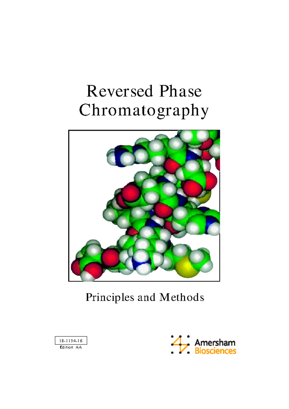 Reversed phase chromatography - Reversed Phase Chromatography ...