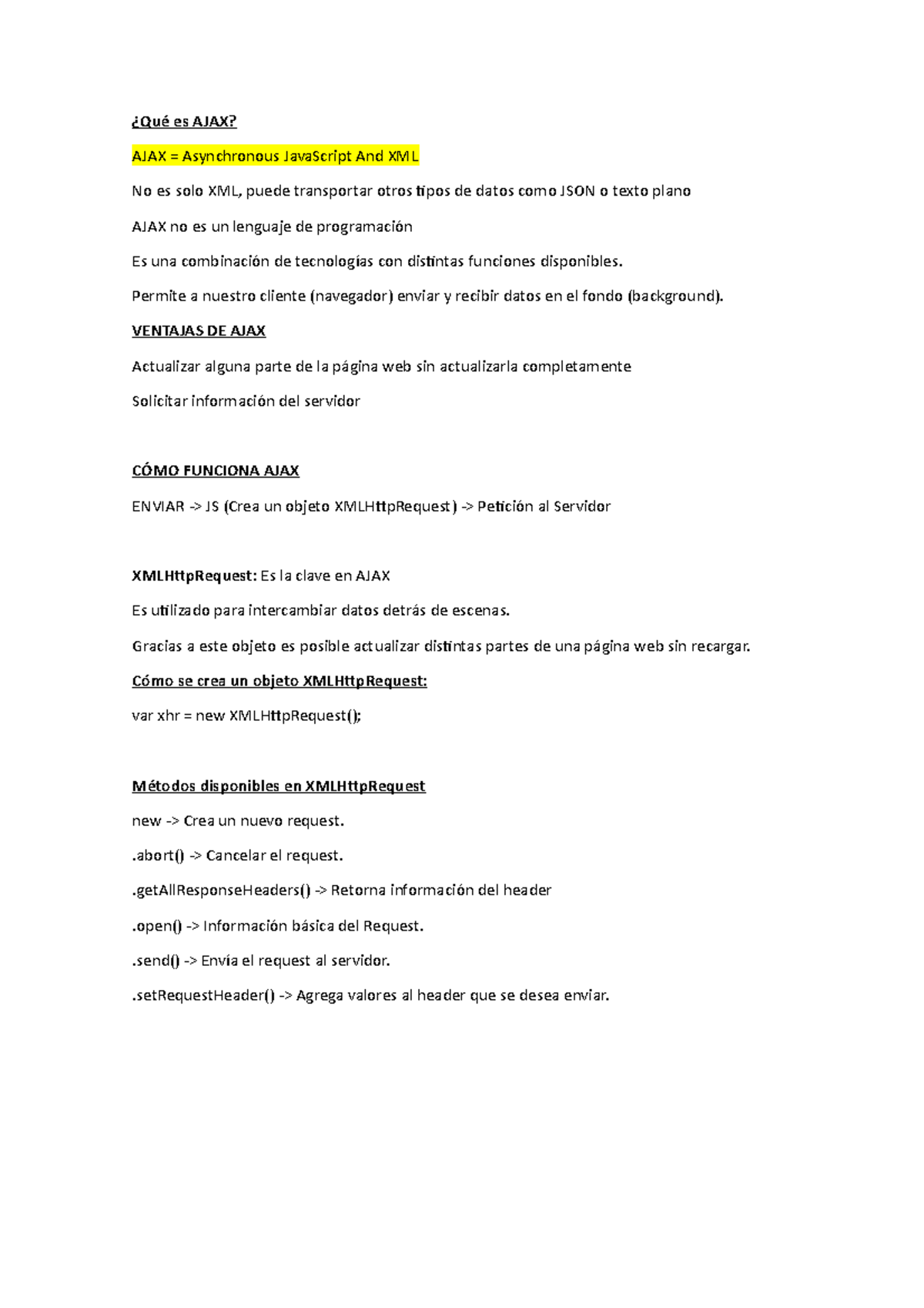 Qué es AJAX - Componentes fundamentales de AJAX - ¿Qué es AJAX? AJAX ...
