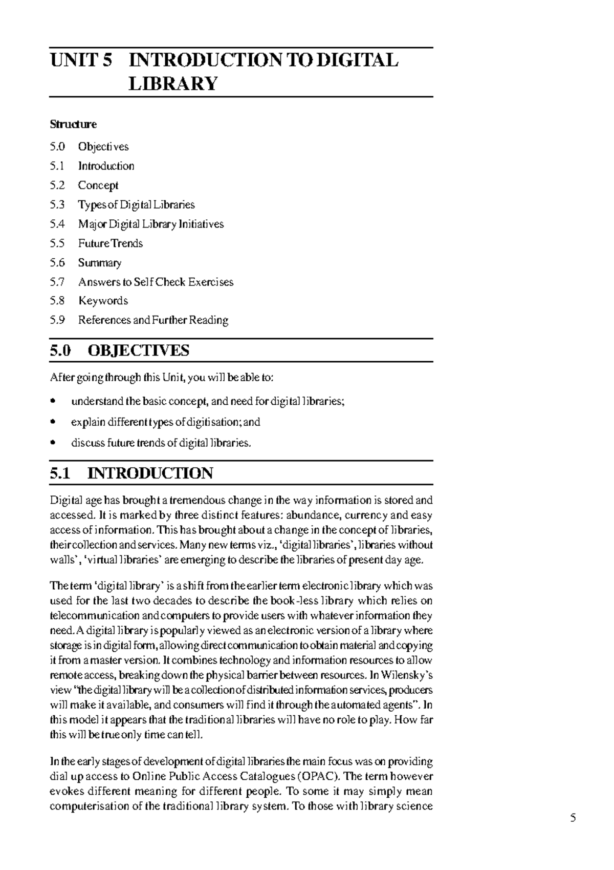 Wosagn Unit-5 - digital library requirment and functionality - Introduction to Digital UNIT 5 ...