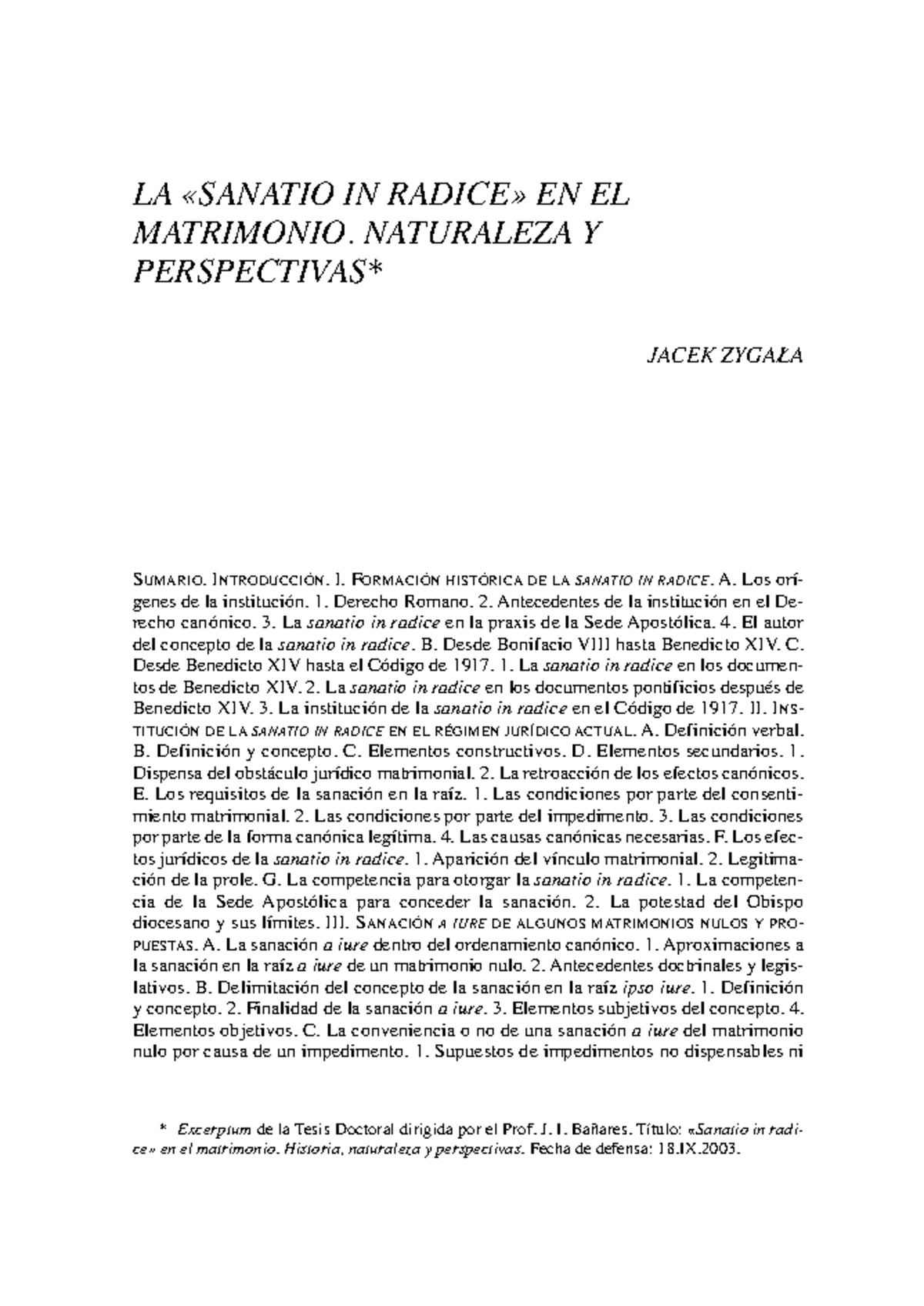 21 Jacek Zygala - LA SANATIO IN RADICE EN EL MATRIMONIO PONTIFICIA ...