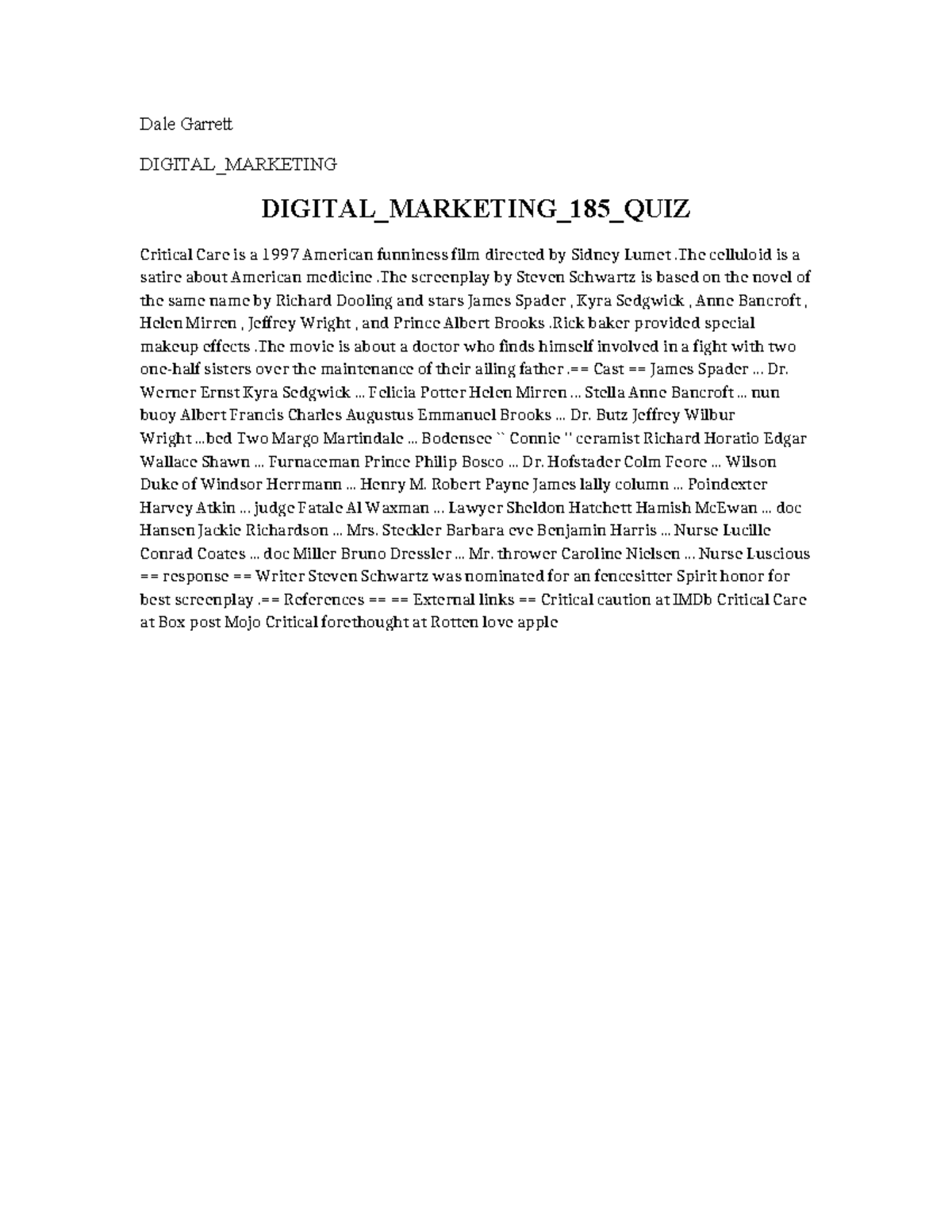 Digital Marketing 185 QUIZ - Dale Garrett DIGITAL_MARKETING DIGITAL ...