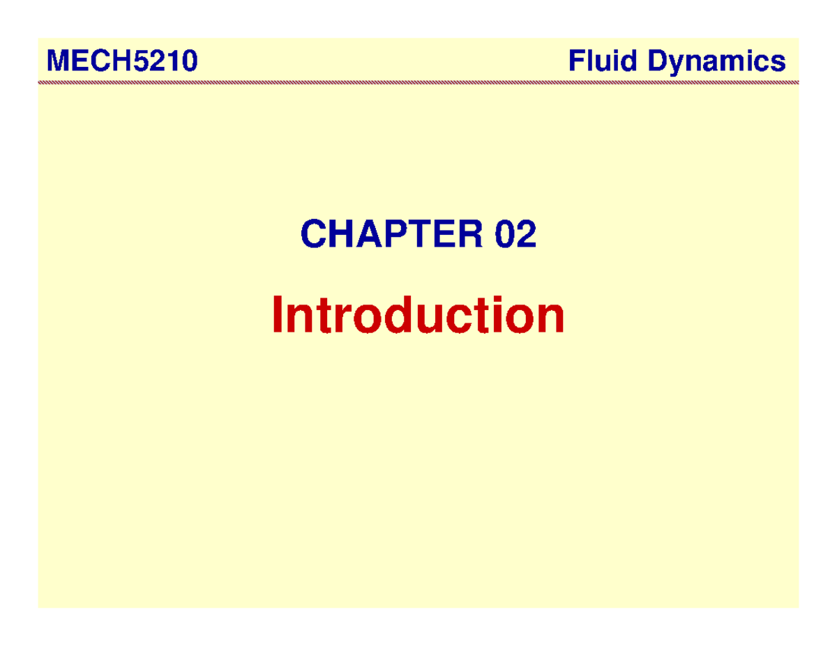 Chapter-02-Basic Properties of Fluids - CHAPTER 02 Introduction ...