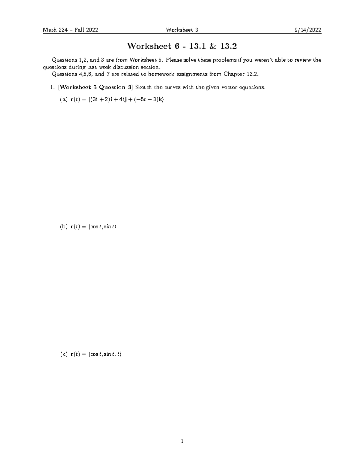 Week4-MTu - Worksheet w/ solutions - Worksheet 6 - 13 & 13. Questions 1 ...