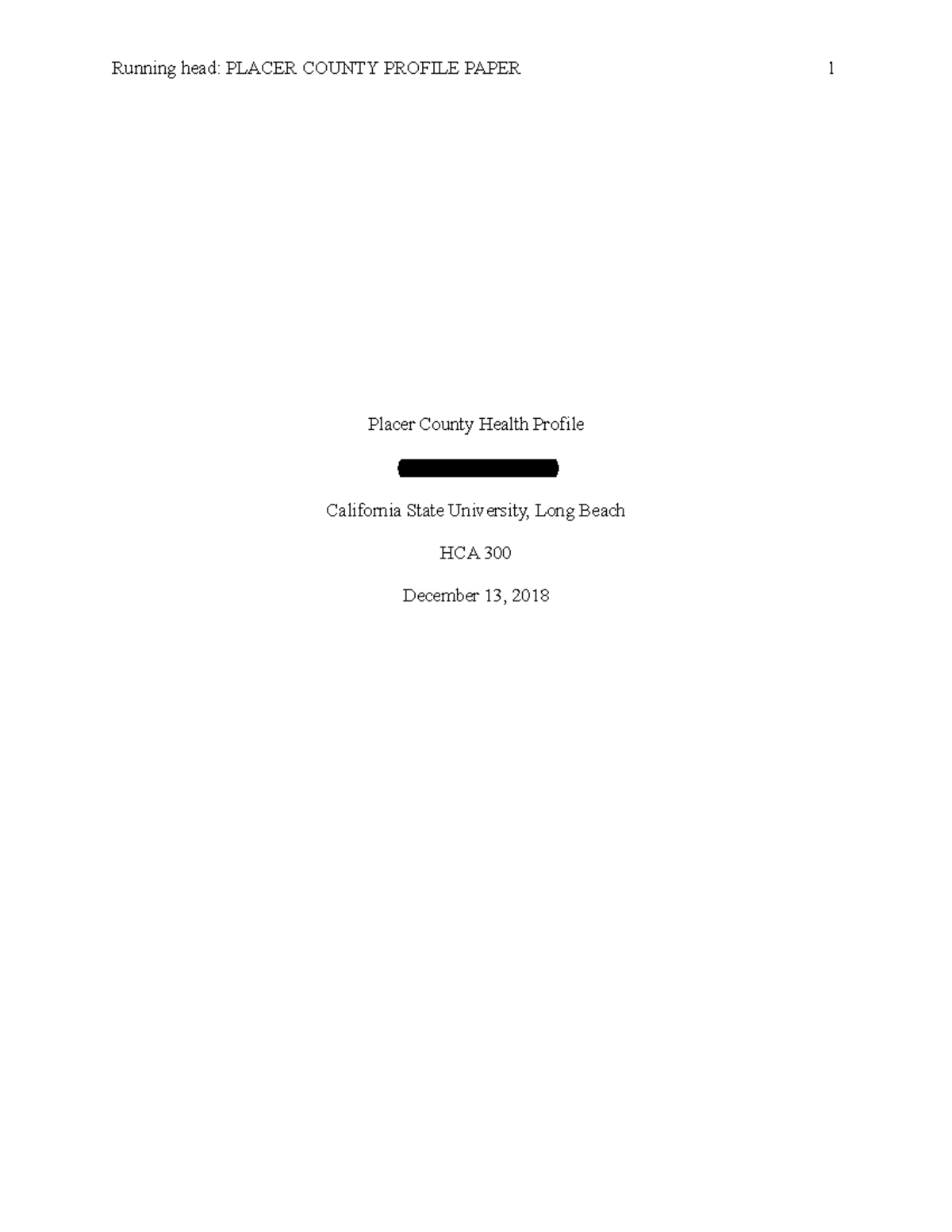 Sample County Paper - earned a B - Warning: Popup annotation has a ...