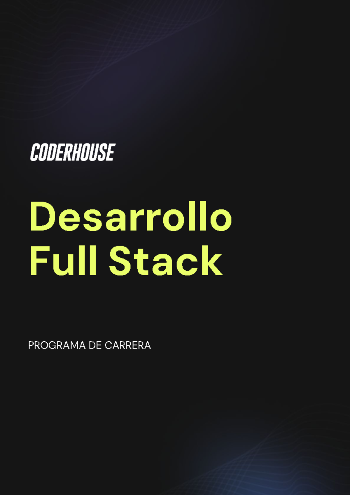 Carrera de desarrollo Full Stack - 21 - Desarrollo Full Stack Educación digital para el mundo ...