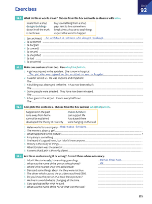 Grammar II Booklet Final-2 - Exercises 32 Additional exercises 16–17 ...