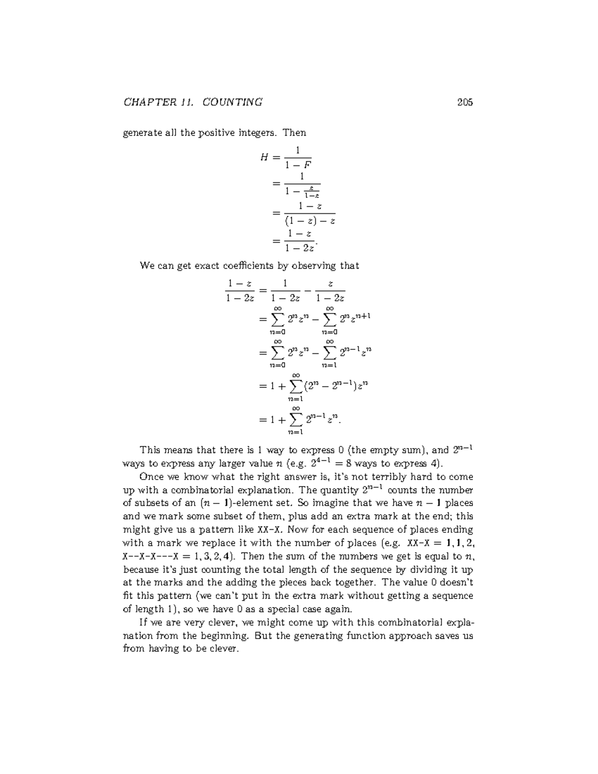 Generating functions and recurrences - generate all the positive ... Generating functions and recurrences - generate all the positive ...