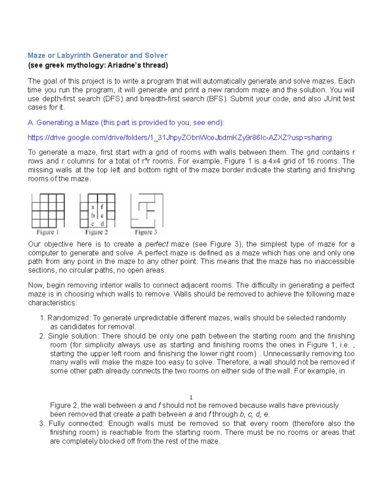 1 - Maze or Labyrinth Generator and Solver - Maze or Labyrinth ...