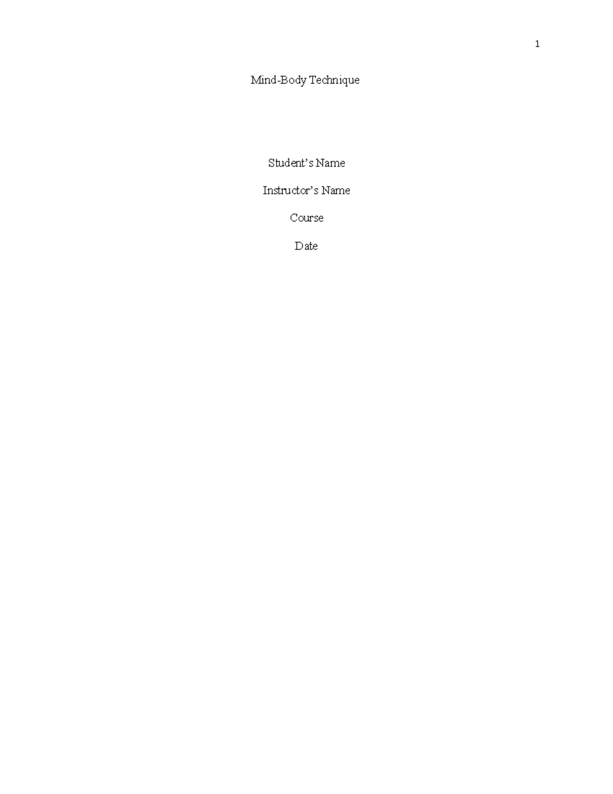 Mind - research - business - UoN - Studocu