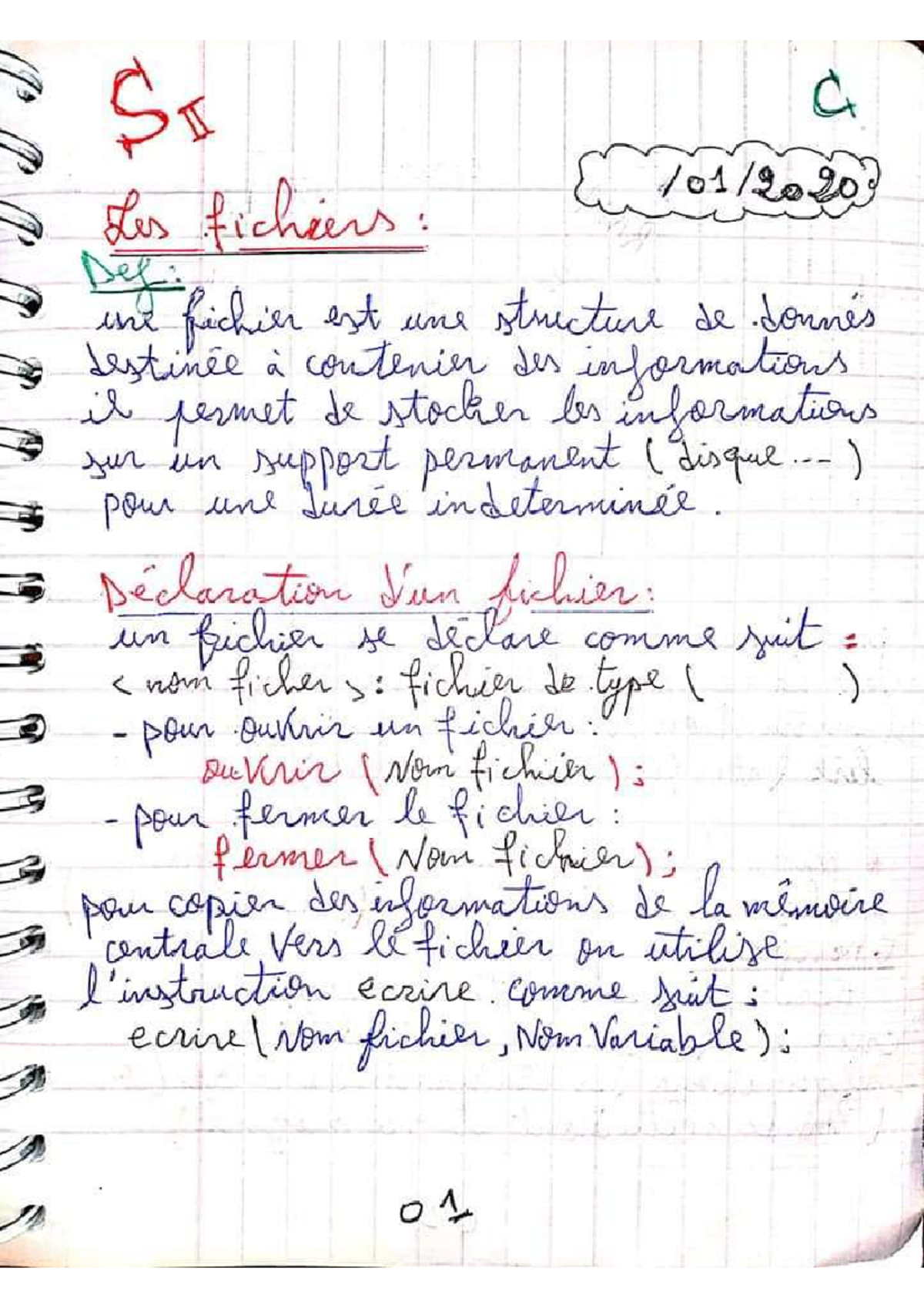 Résumé 1 Algorithmique et structure de données 2 - Algorithmique et programmation C - Studocu