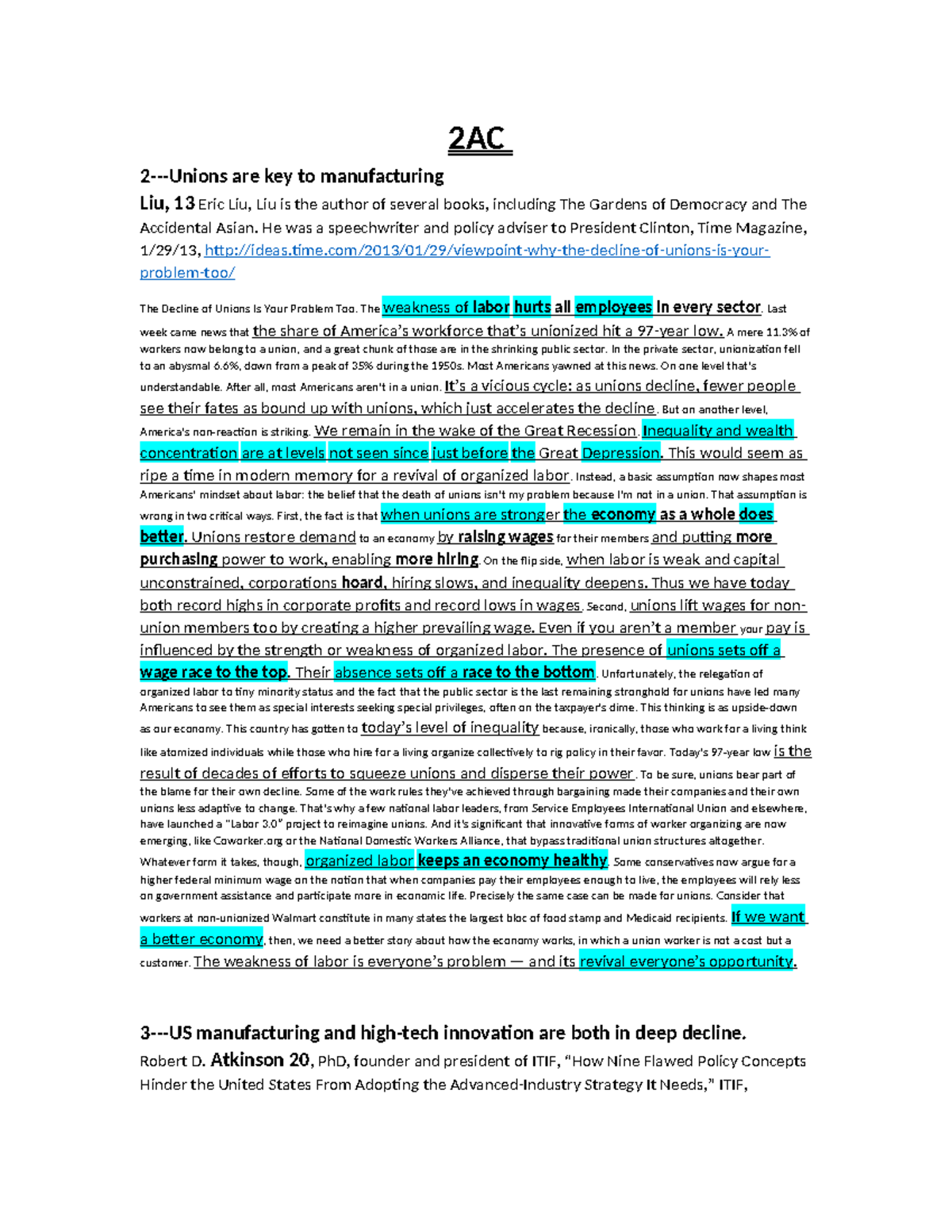 Glenbrook South Su St Aff 1 University of Michigan HS Debate Tournament ...