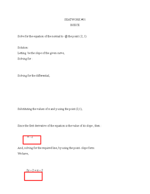 ECE Lecture 1 - Lecture 1 SOLVING DIFERENTIAL CALCULUS PROBLEMS BSECE 2 ...