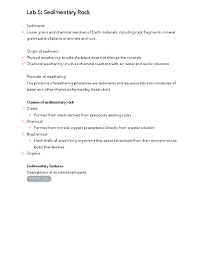 Lab 7: Metamorphic Rocks - Lab 7: Metamorphic Rocks Canvas Code ...