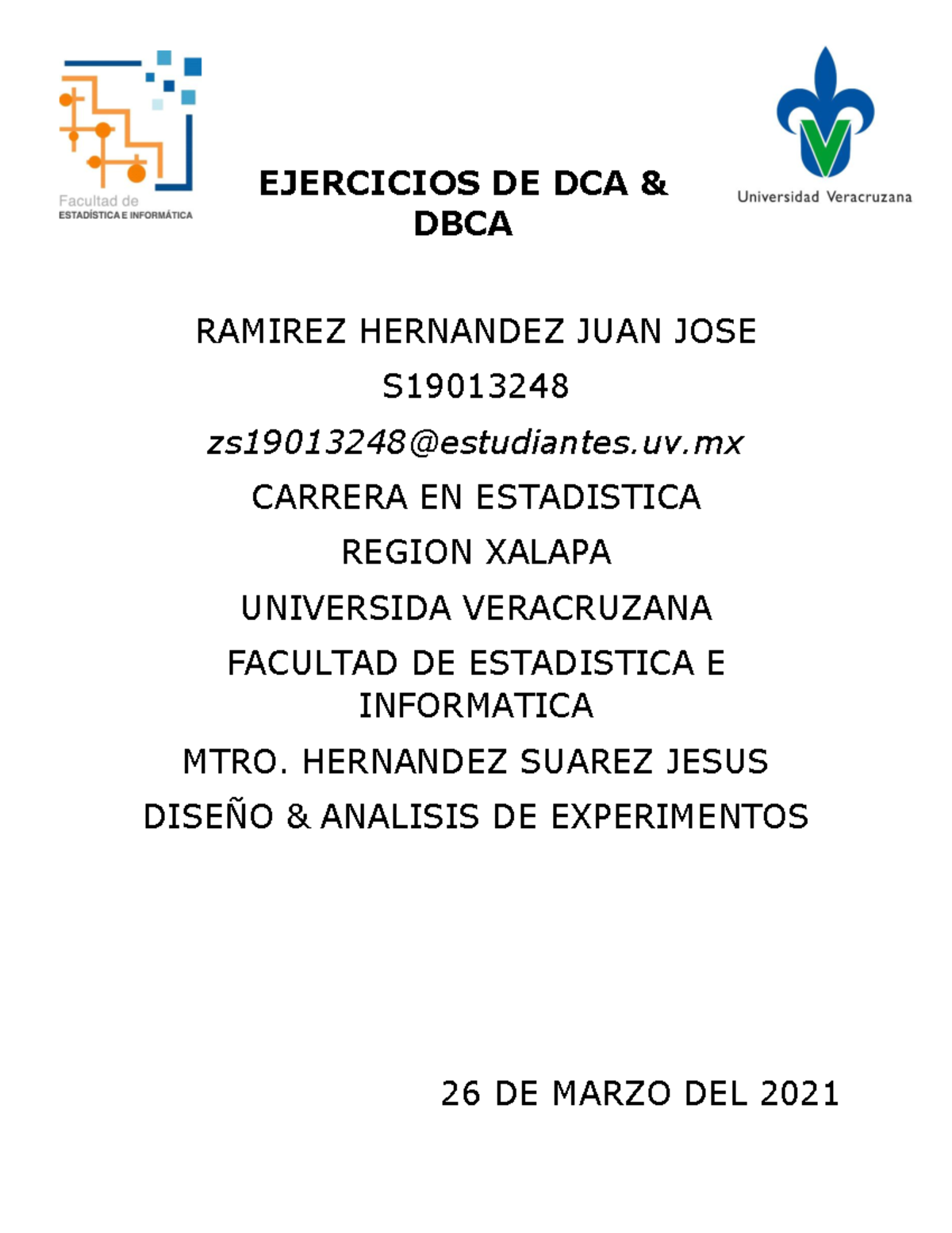 Ejercicios DCA y DBCA - DCA & - Studocu