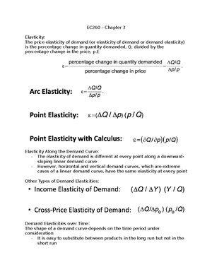 EC 260 - Chapter 7 Firm Organization and Market Structure - EC 260 ...