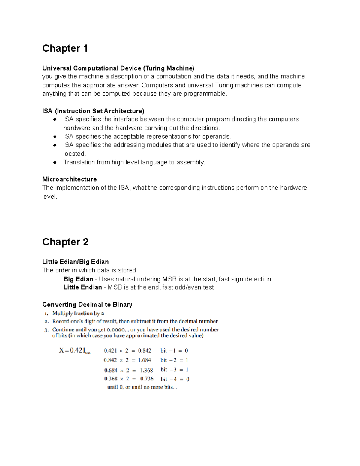 Notes - Chapter 1 Universal Computational Device (Turing Machine) you ...