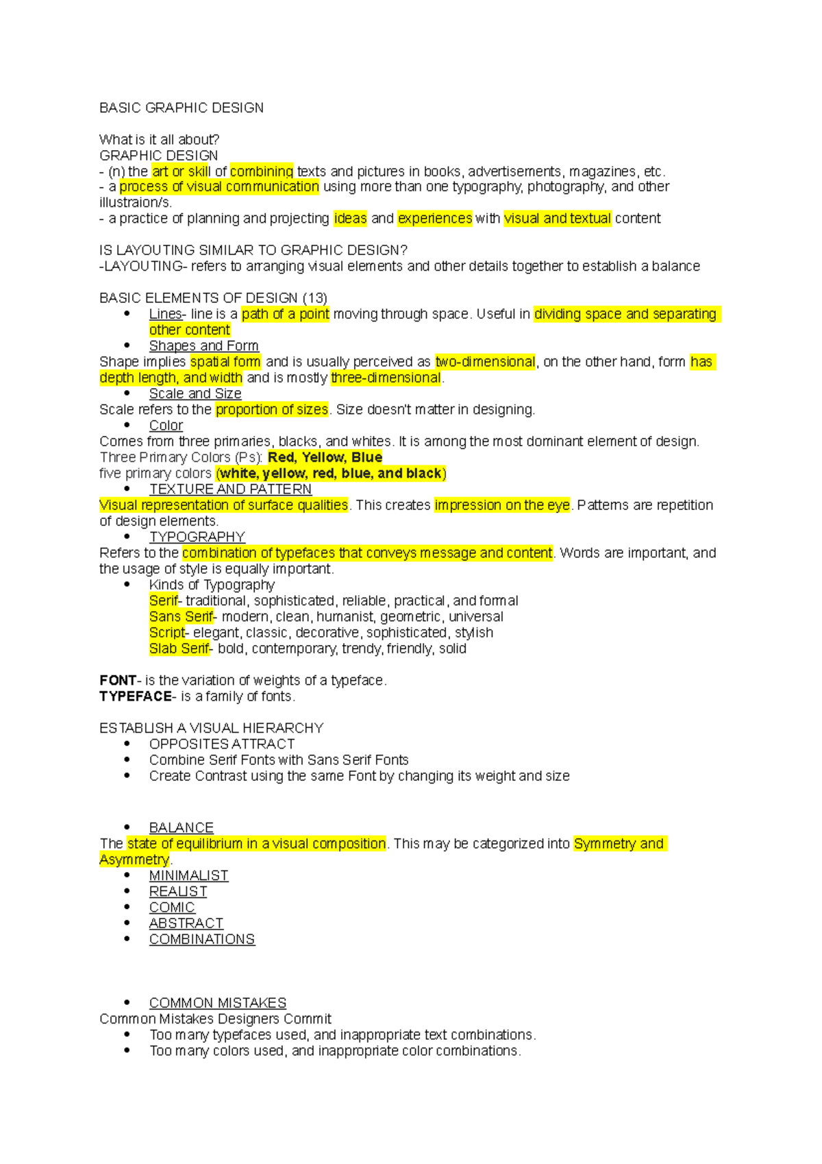 Basic Graphic Design - BASIC GRAPHIC DESIGN What is it all about ...