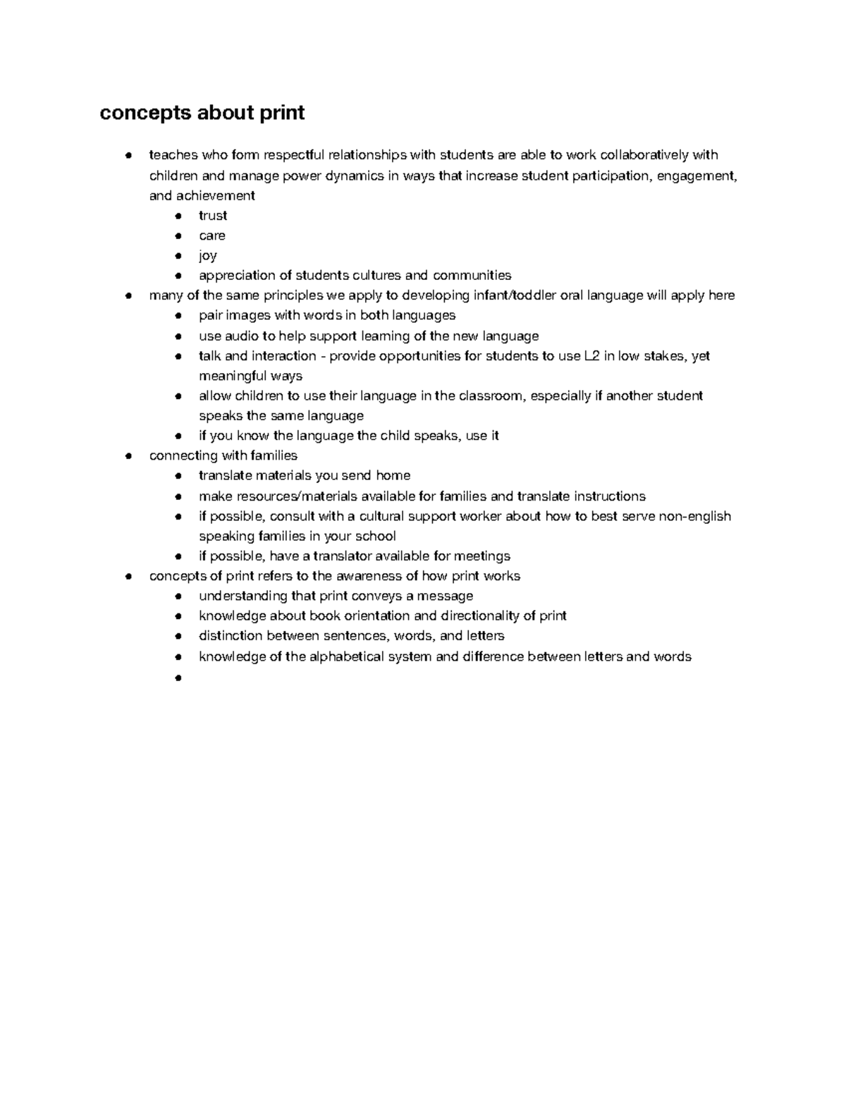 Concepts about print - concepts about print teaches who form respectful ...