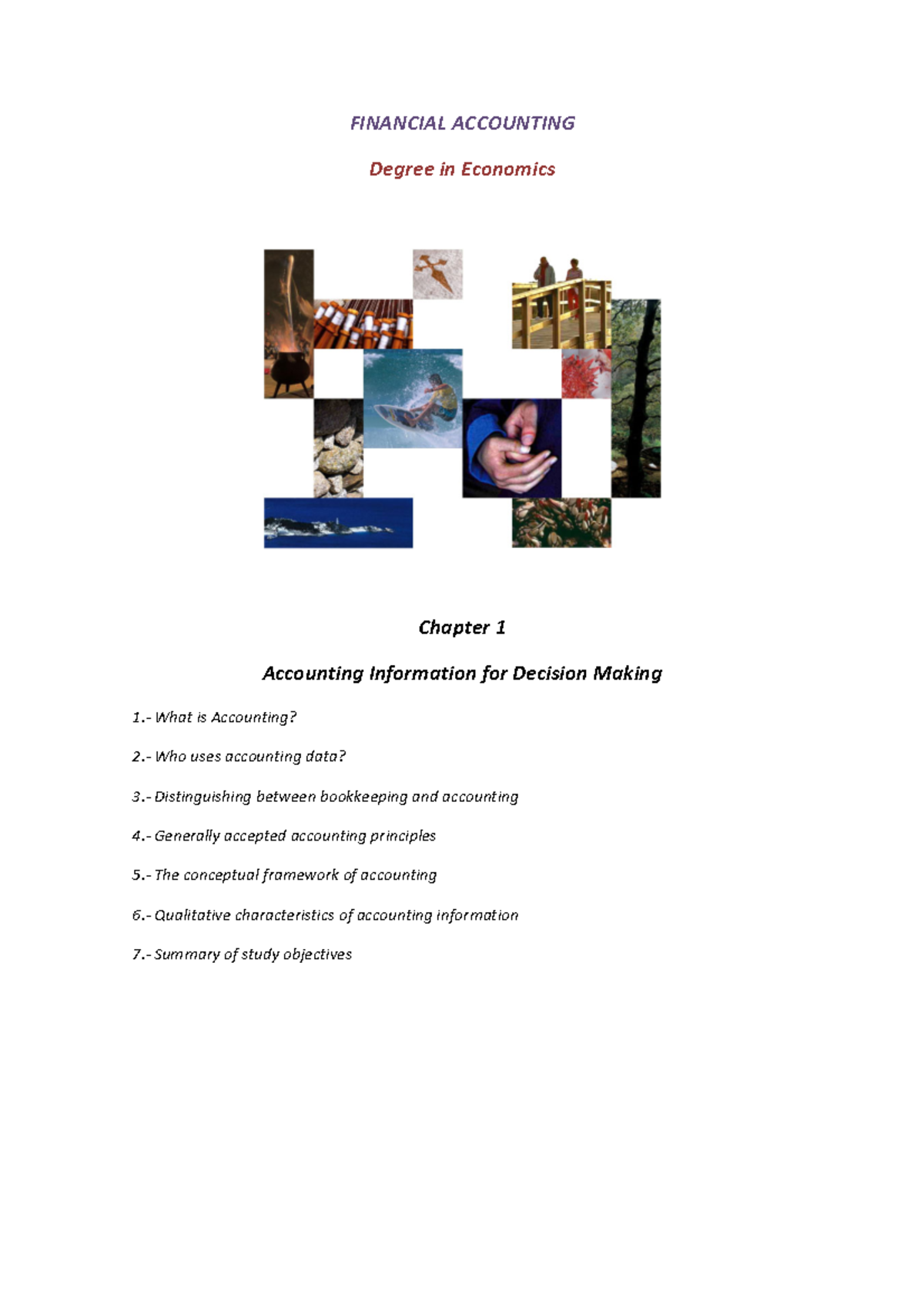 UNIT 1: Introduction TO Financial Accounting - FINANCIAL ACCOUNTING ...