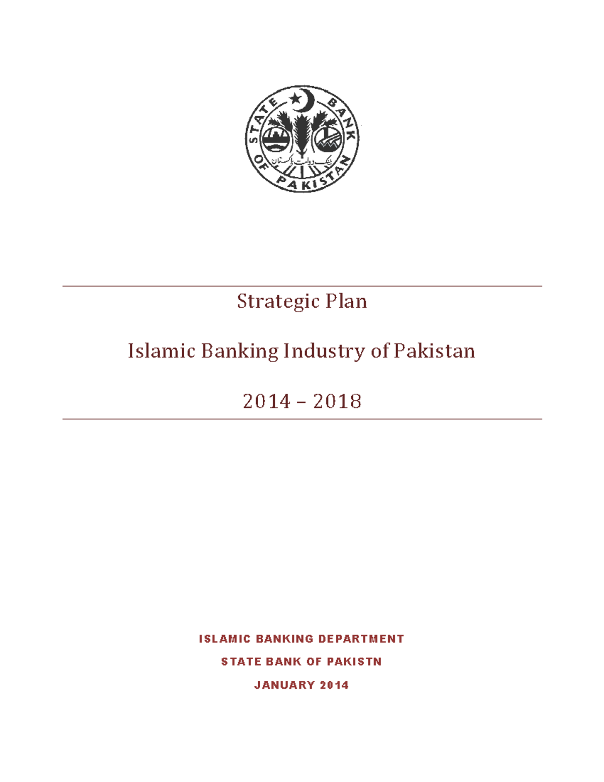 Islamic Banking Strategy Paper s BP - Strategic Plan Islamic Banking ...