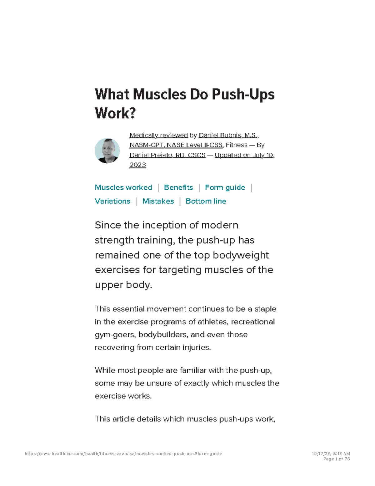 What Muscles Do Push-Ups Work - What Muscles Do Push-Ups Work ...