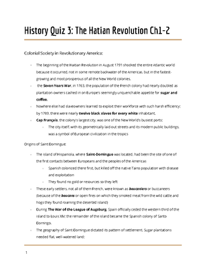 History quiz 2 - Anatomy of revolution, the role of force, stages of ...