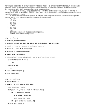 Progra - 5 ejercicios en donde puedes tener lo siguiente: Diagrama de flujo con su comprobación ...