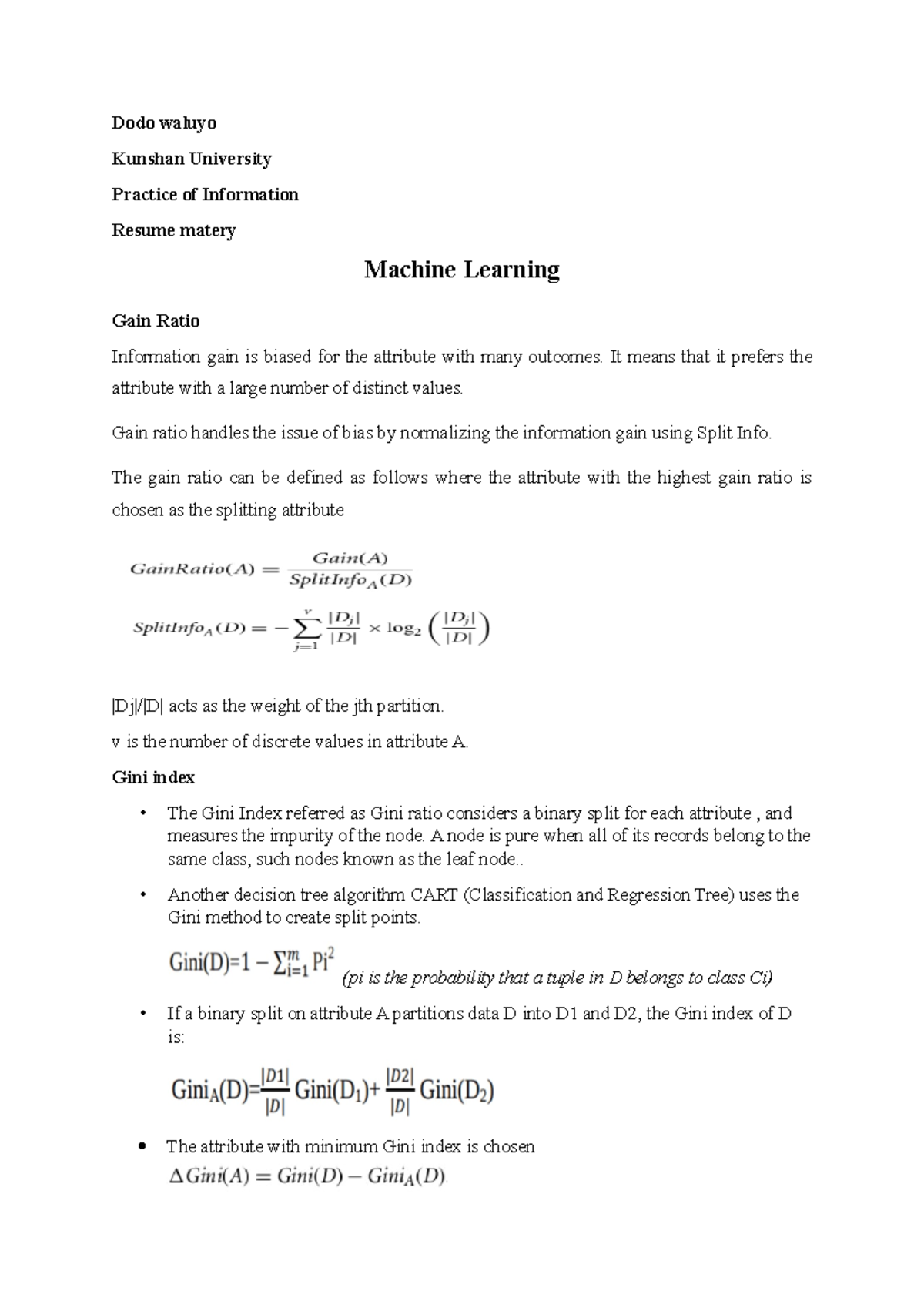 Dodo waluyo assignment POI Machine learning week 8 resume 5 - Dodo waluyo Kunshan University ...