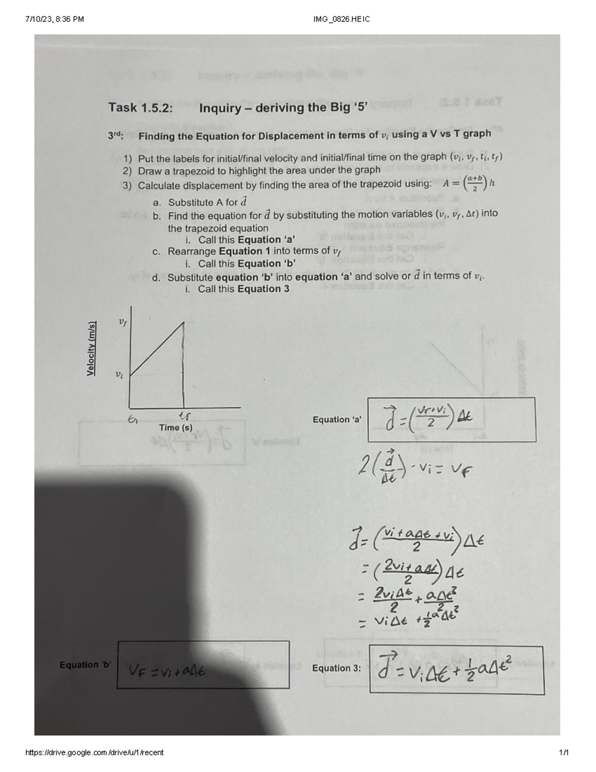 EQ 3 - f ef - 7/10/23, 8:36 PM IMG_0826 drive.google/drive/u/1/recent 1 ...