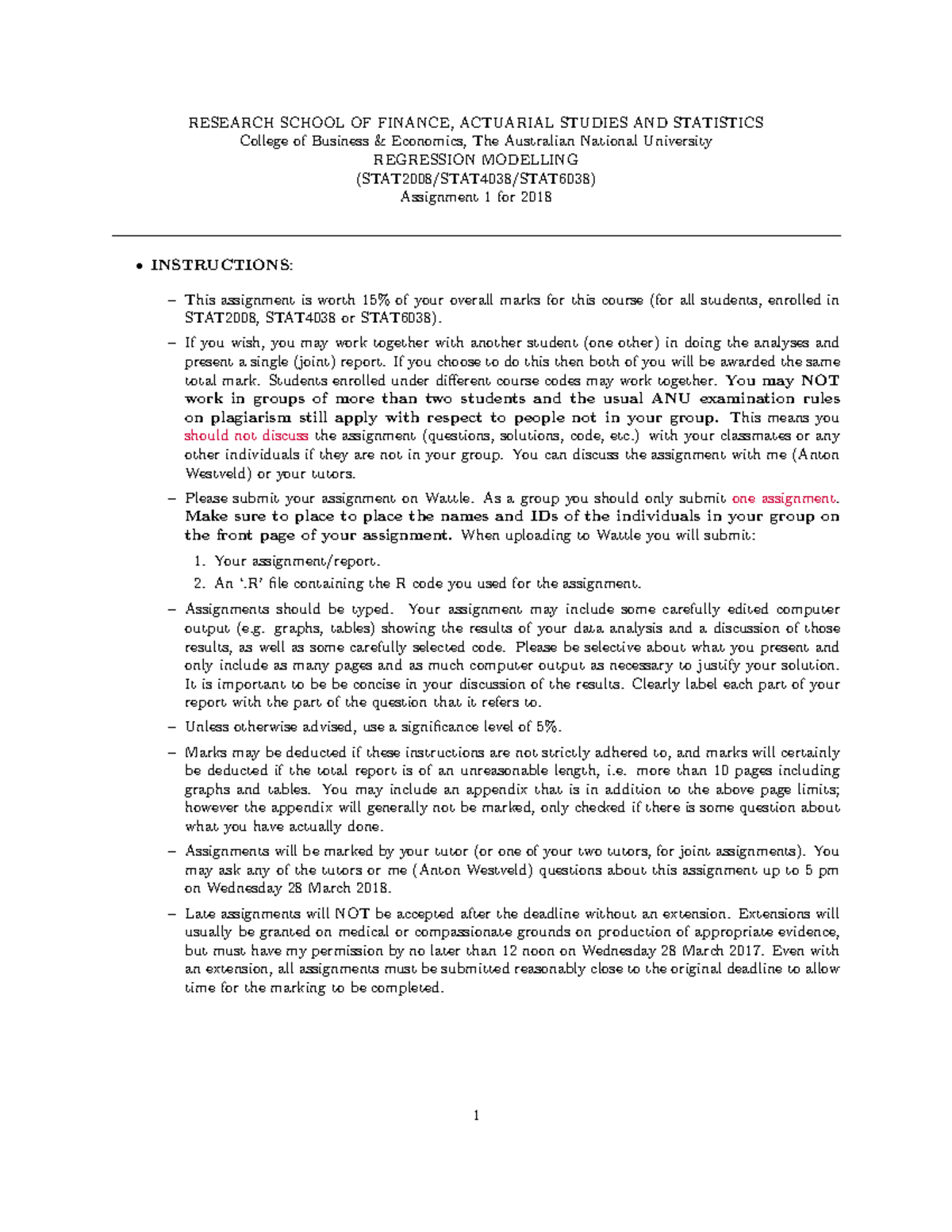 Assignment 1 - Warning: Popup annotation has a missing or invalid parent annotation. Warning ...