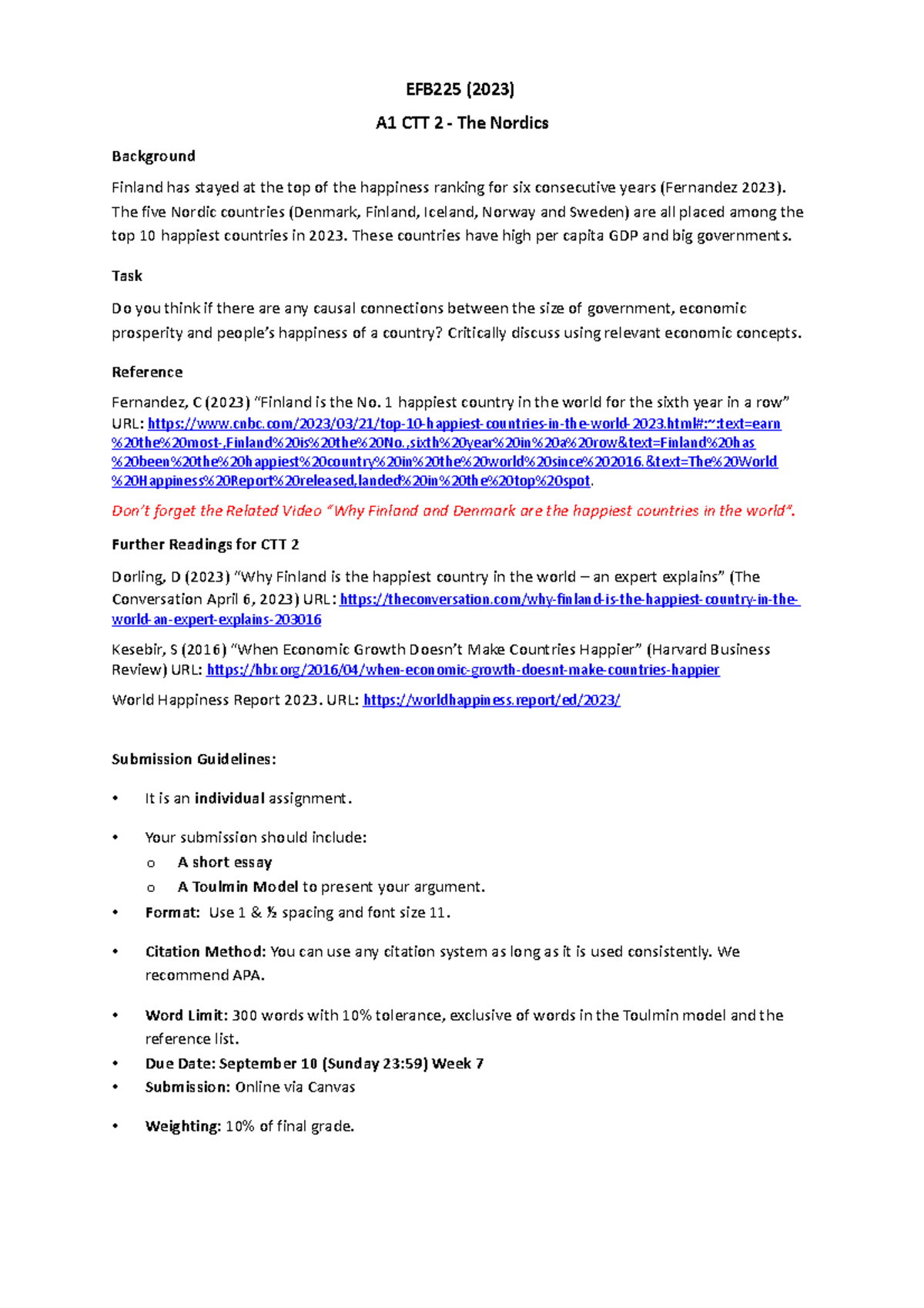 A1 CTT 2 - The Nordics (2023) v2 - EFB225 (2023) A1 CTT 2 - The Nordics ...