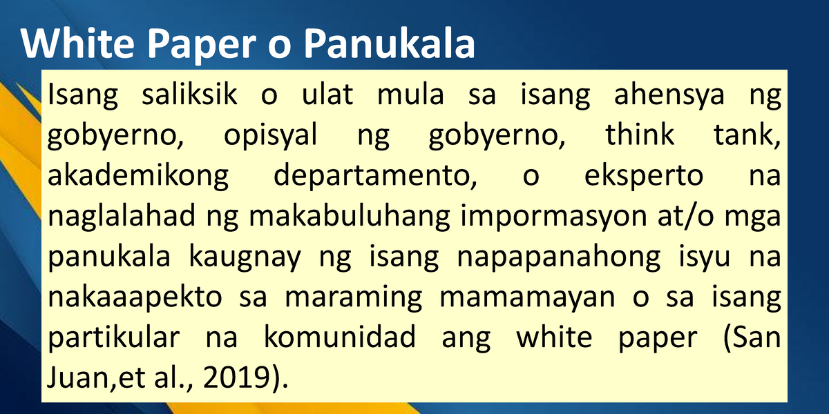 Panukalang Papel Semestral Project Explanation - White Paper o Panukala ...