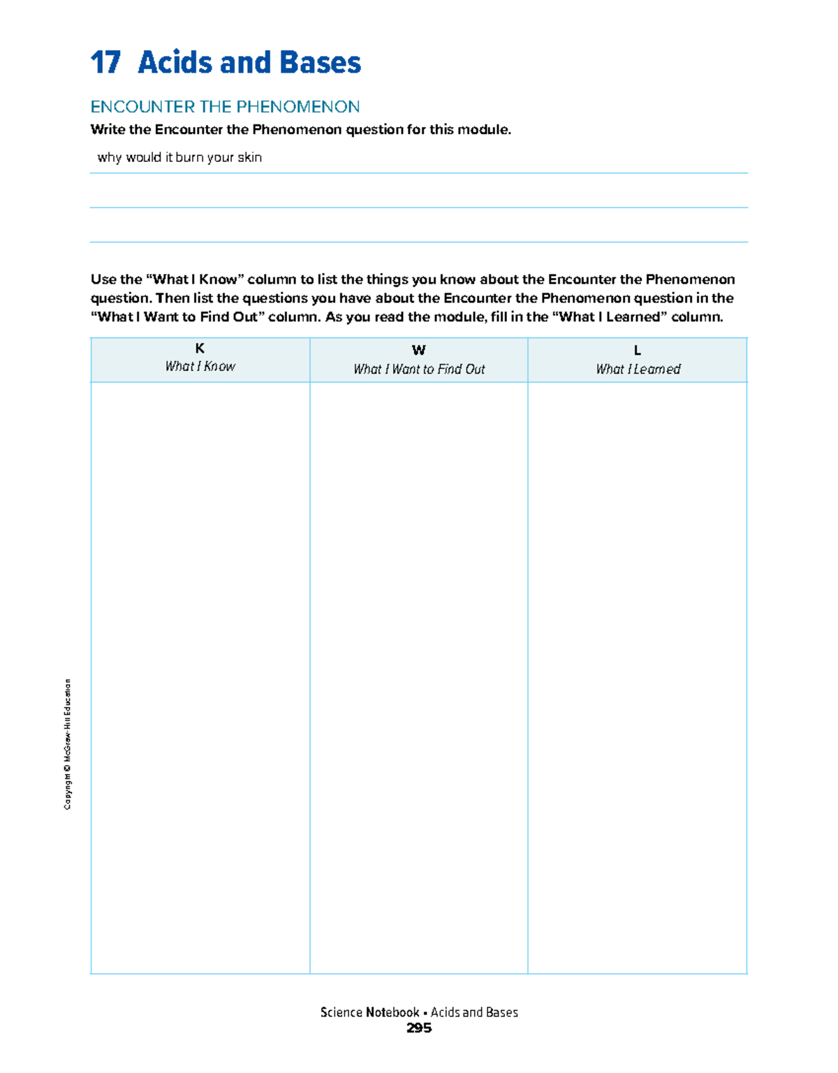 Module 17 lesson 1 - assignment - ENCOUNTER THE PHENOMENON Write the ...