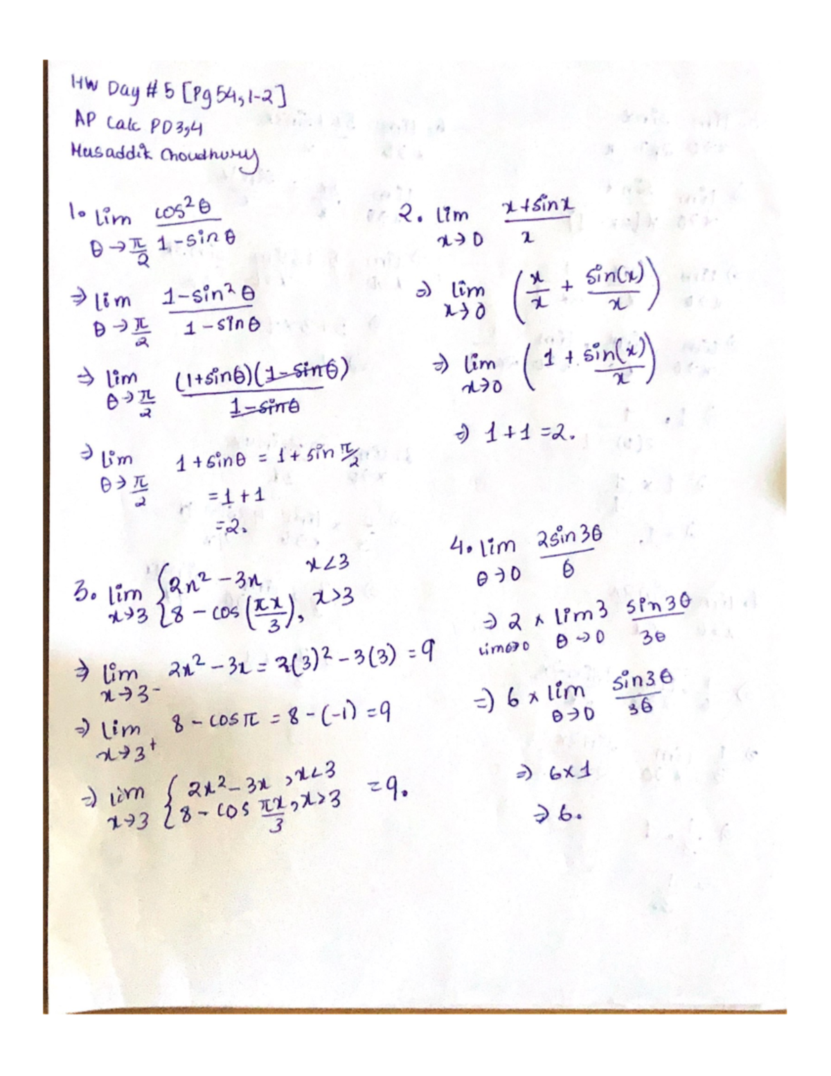 Limits - MATH 150 - Studocu