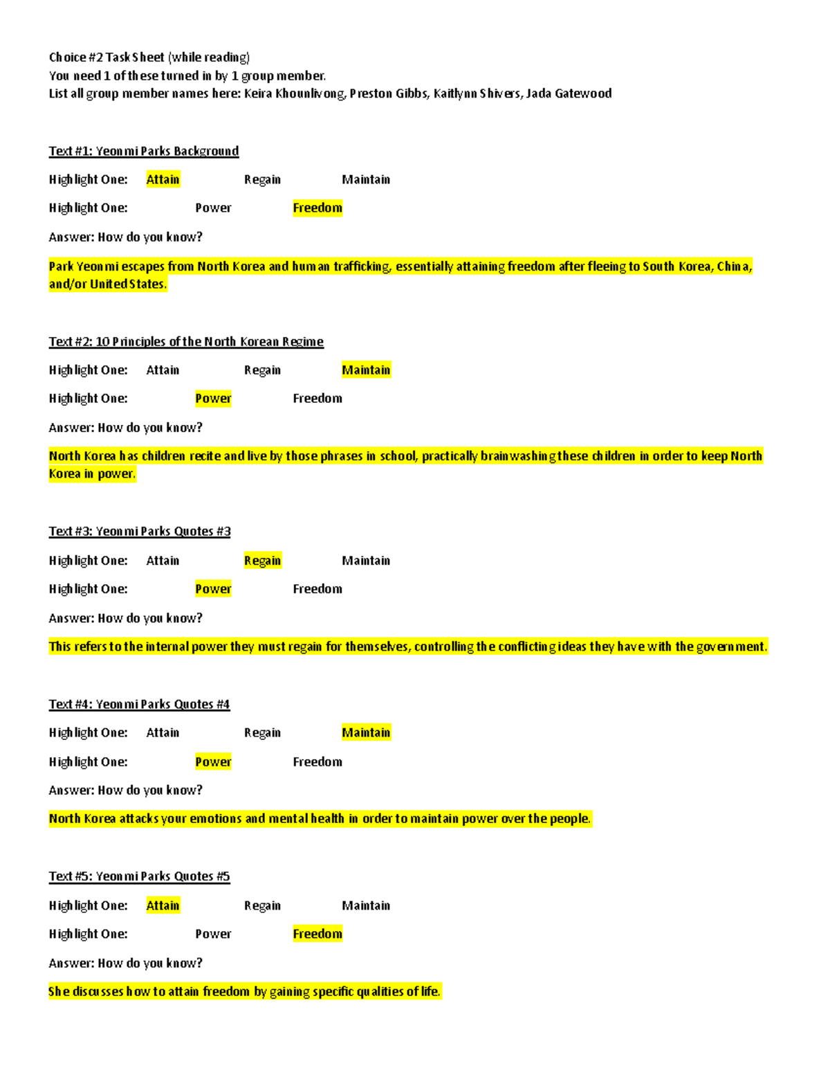 Choice+#2+Task+Sheet - Studocu