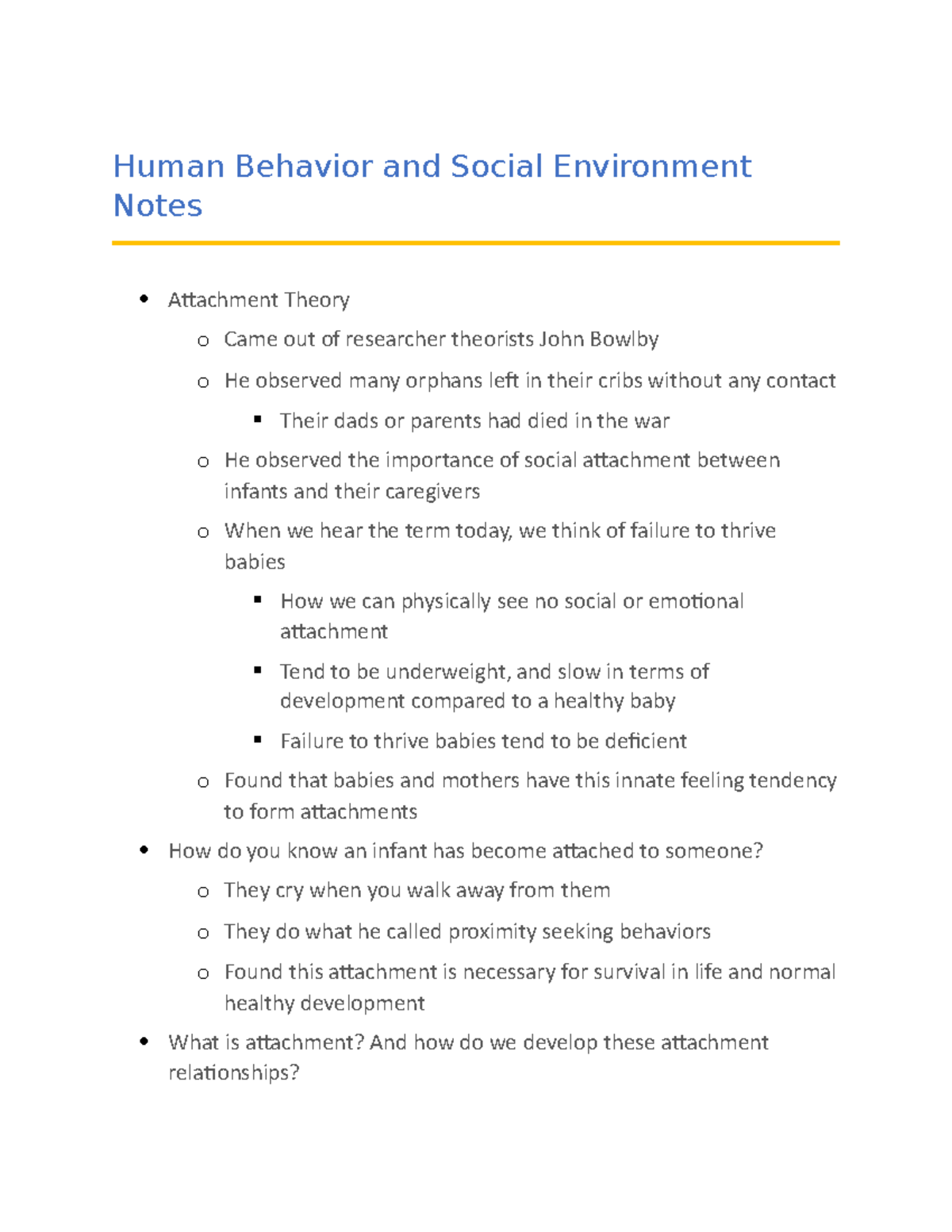 2019-10-23 Human Behavior and Social Enviroment - Human Behavior and ...