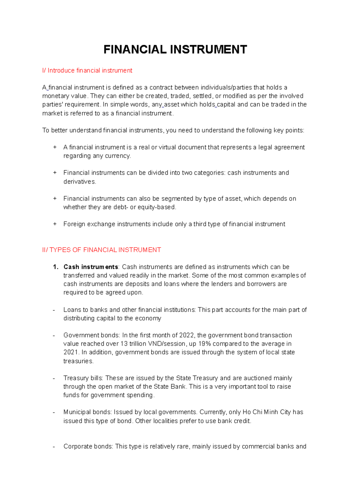 Financial Instumentằ ầ wfaf aawfwf wafwafa - FINANCIAL INSTRUMENT I ...