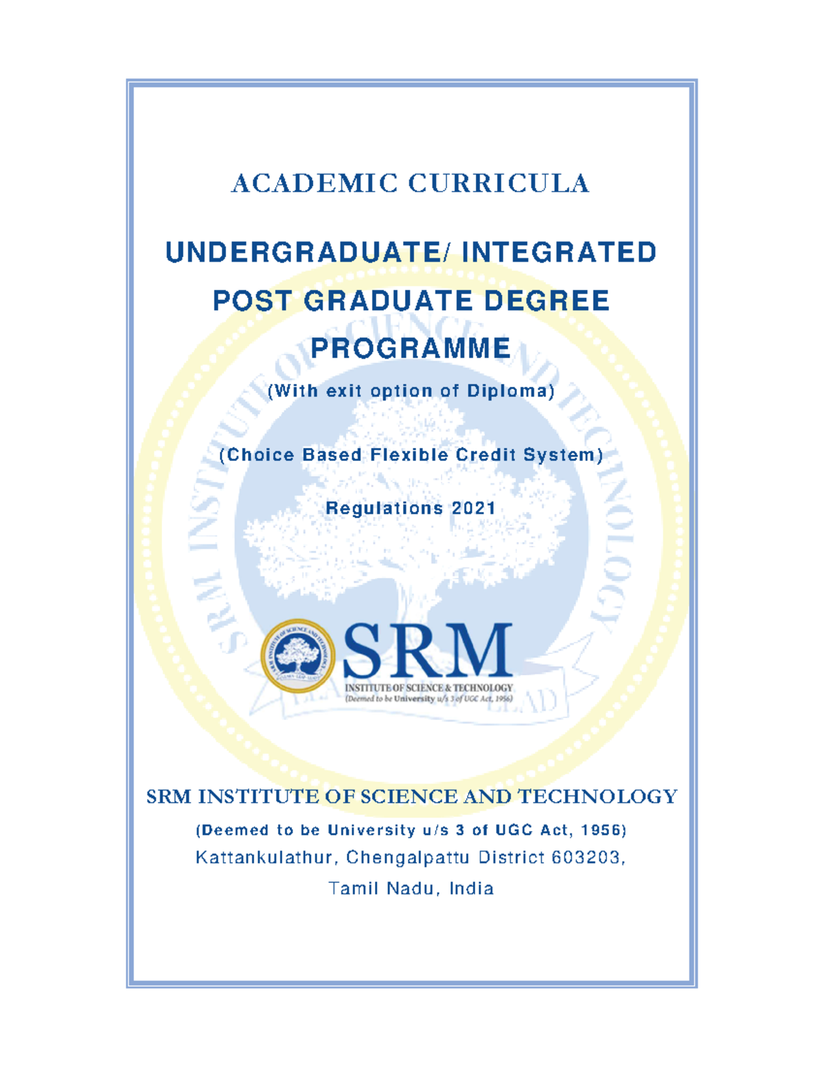 B tech cse with spl in ai and ml curriculum 2021 - UNDERGRADUATE/ - Studocu