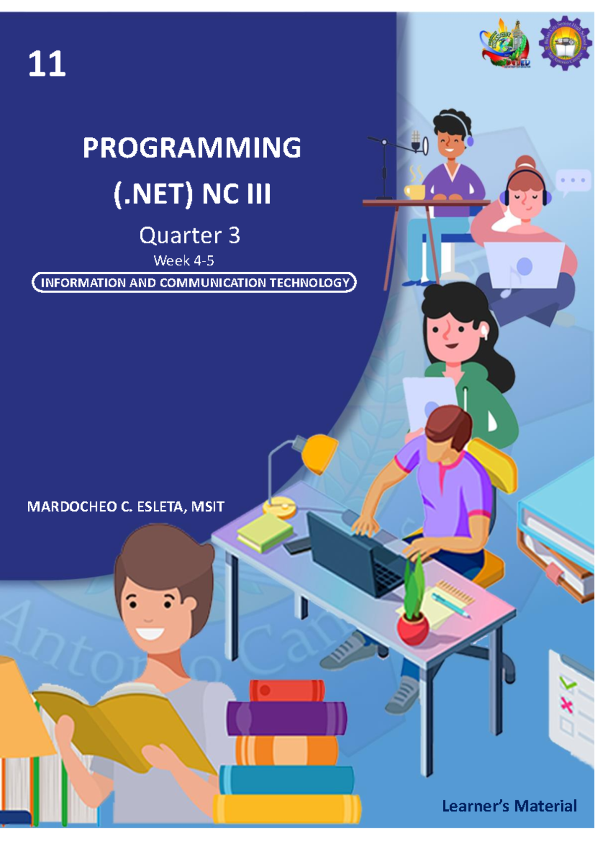 Comprog Q4 WEEK 4 5 - aaa - 11 Learner’s Material PROGRAMMING (.NET) NC III Quarter 3 ...