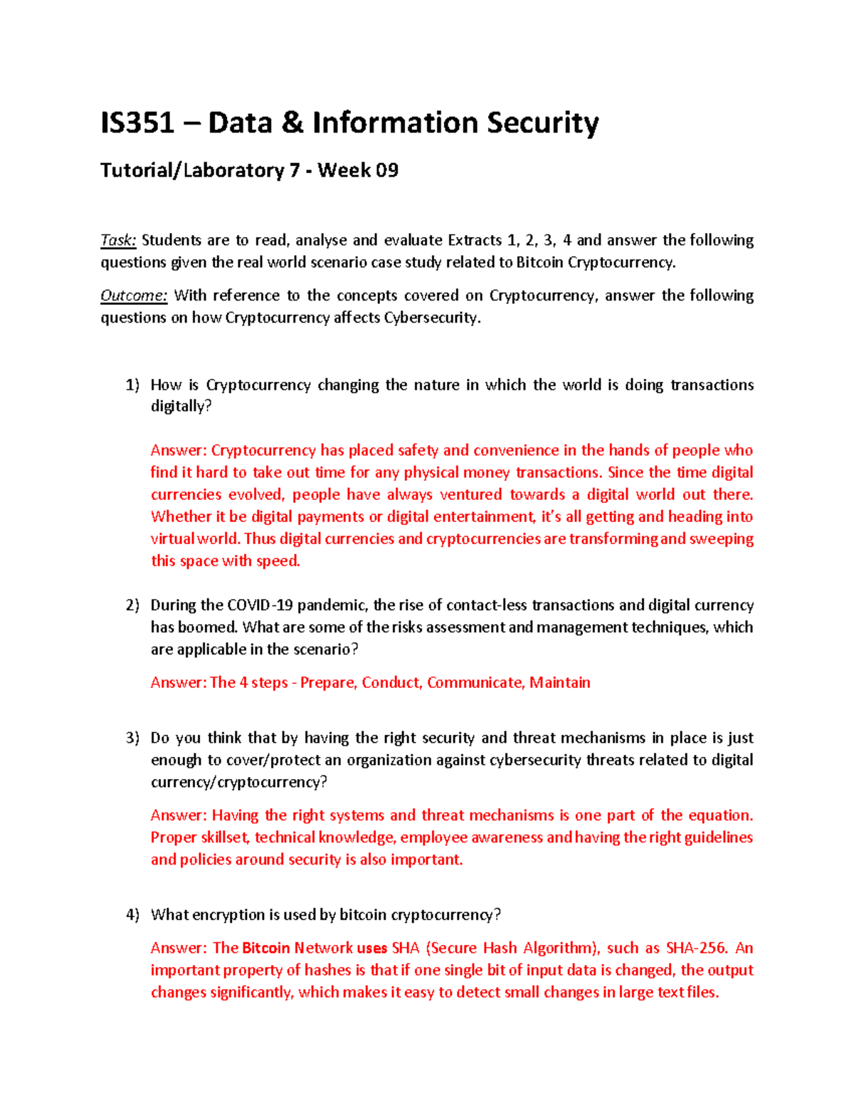 IS351 Lab 7 - Week 9 Answers - IS351 – Data & Information Security ...