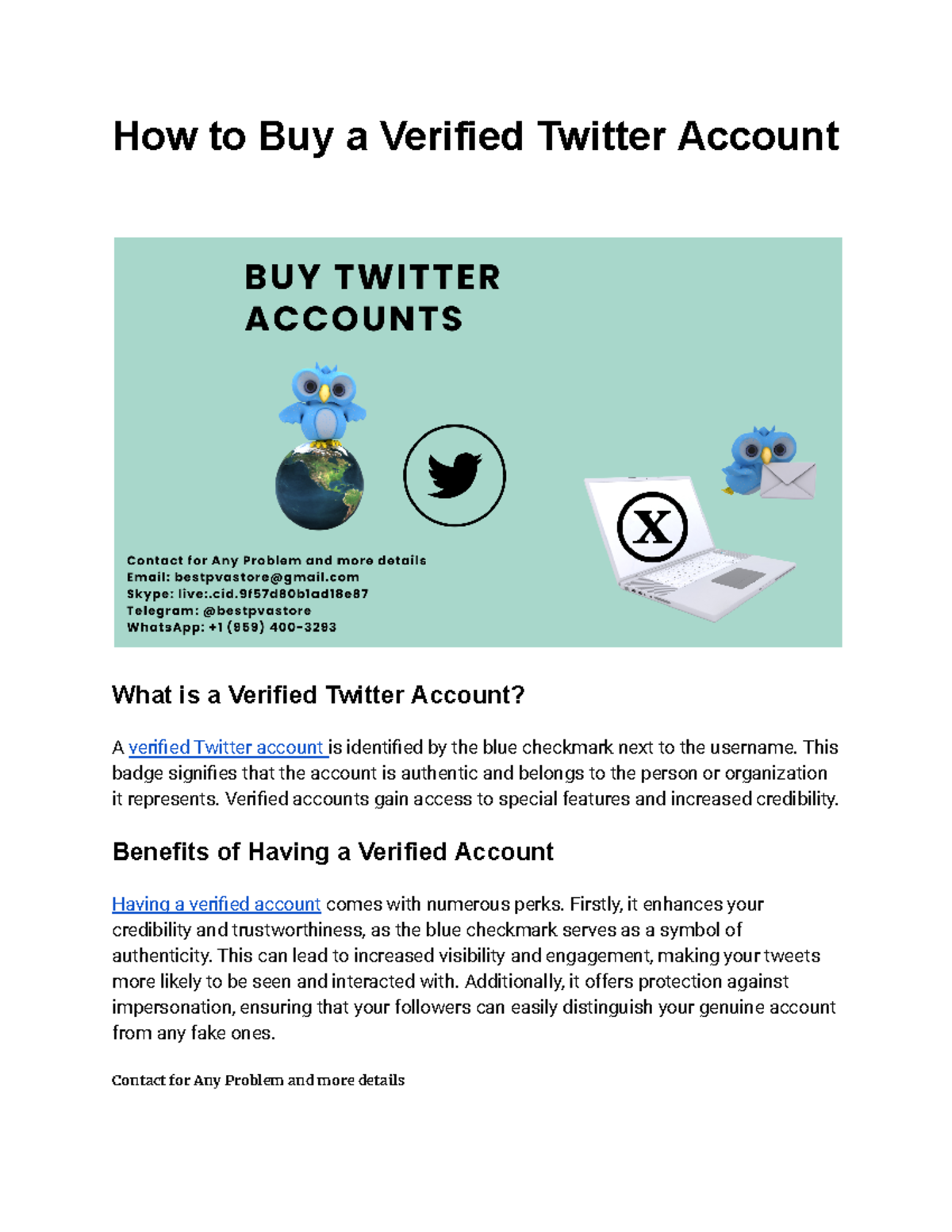 How to Buy a Verified Twitter Account - This badge signifies that the ...