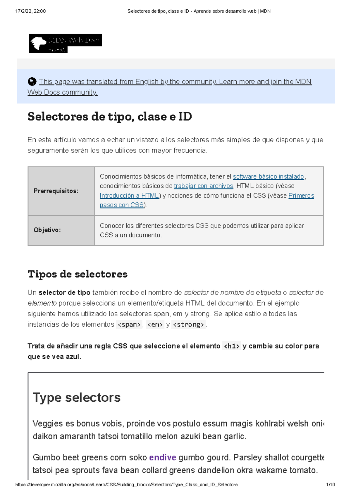 Selectores de tipo, clase e ID - Aprende sobre desarrollo web MDN ...