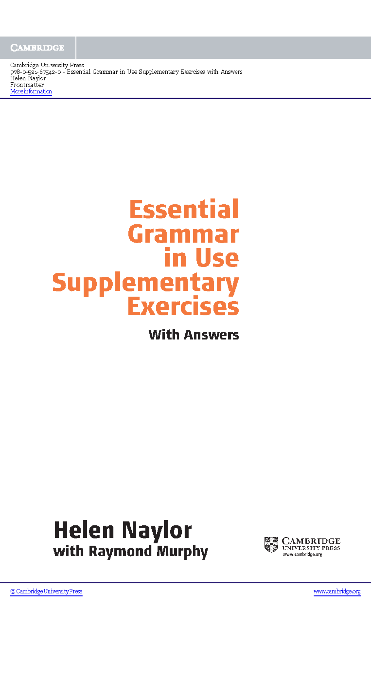 Essential Grammar In Use Supplementary E Subject To Statutory Exception And To The Provisions